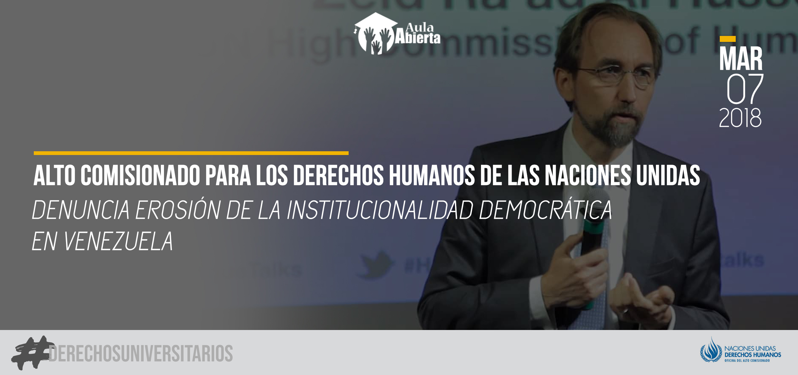 Alto Comisionado para los Derechos Humanos de las Naciones Unidas urge ...